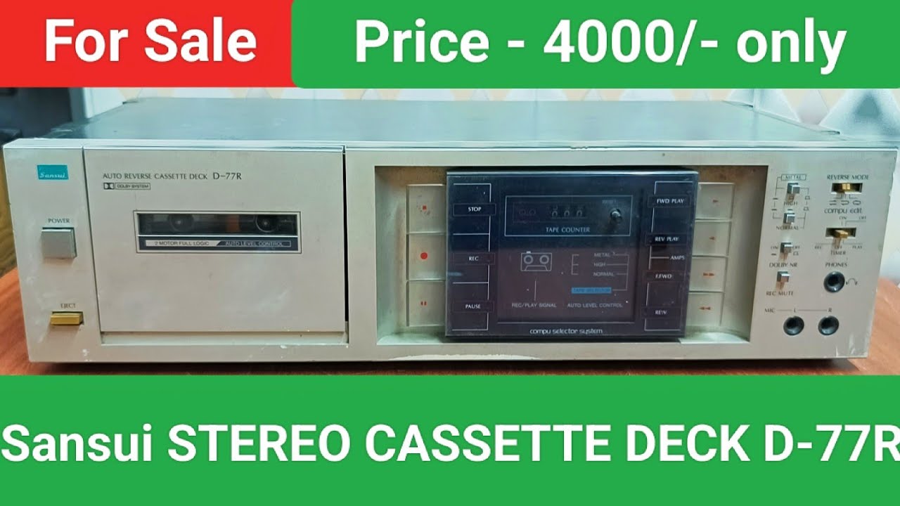 KENWOOD STEREO CASSETTE DECK , AMPLIFIER , EQUALIZER Nice Performance ...