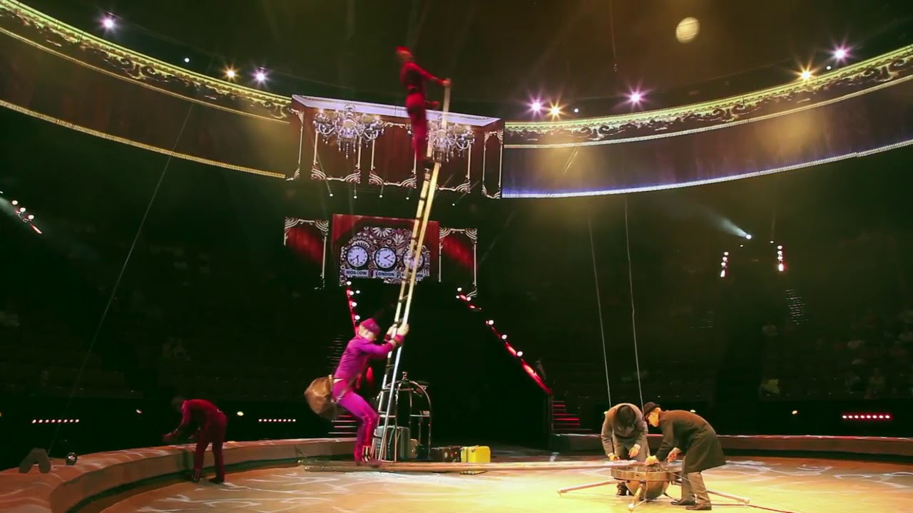 Equilibrium Ladder Hand Balance Acrobatics Circus Variety Act ...
