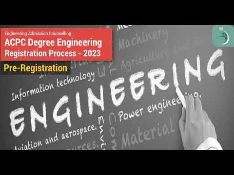 ACPC Degree Engineering Registration 2023: Pre Registration Preparation for Documents ...