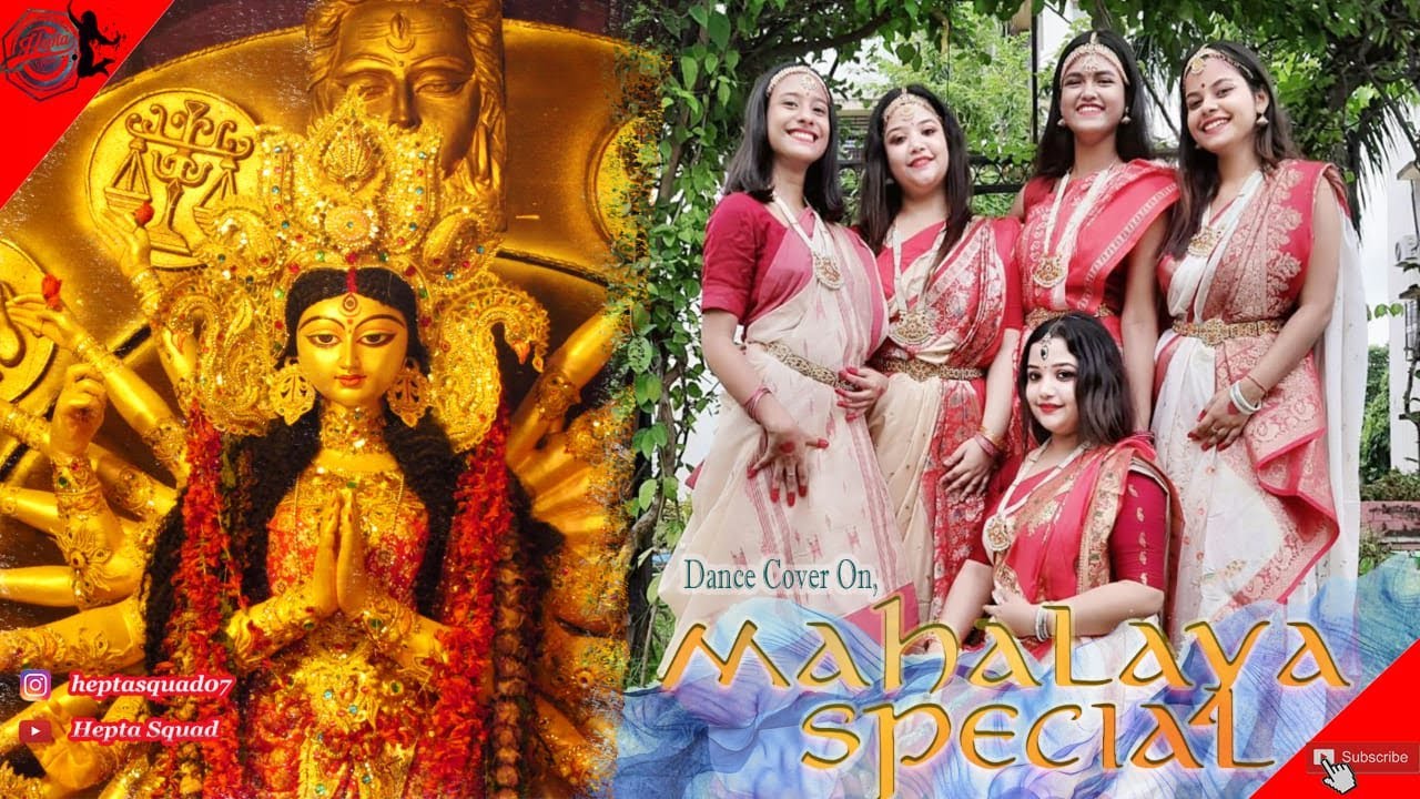 MA ASCHEN | DURGA PUJA CHOREOGRAPHY | HEPTA SQUAD - YouTube