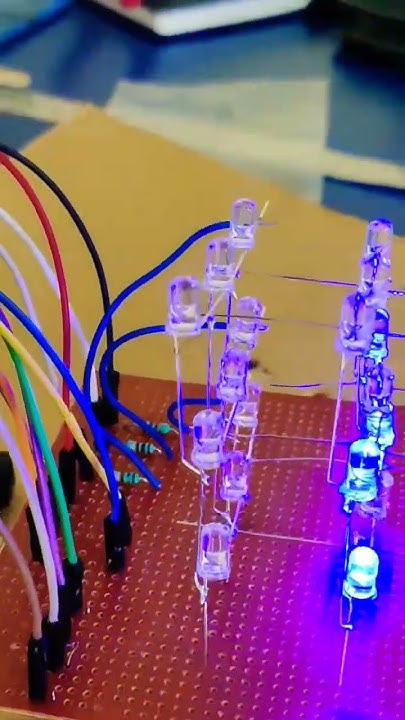 "Mesmerizing Arduino LED Cube: 3d Light Show #led #shorts #arduino #led #arduinoprojects # ...