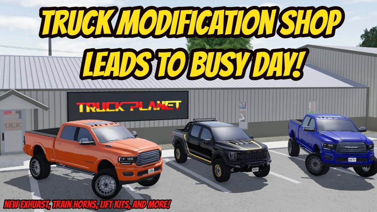 Greenville Wisc Roblox L Lifted Truck Customization Shop Update