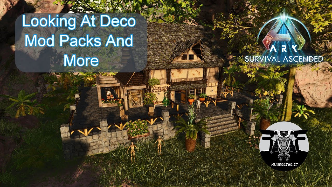 ARK Survival Ascended | Looking At Decoration Mod Packs & More - YouTube