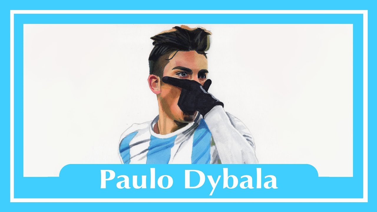 Drawing Paulo Dybala - YouTube