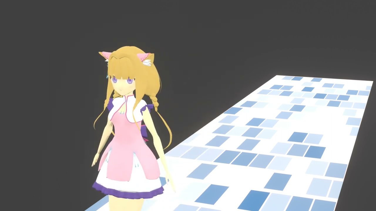 Cat Girl Walking - YouTube