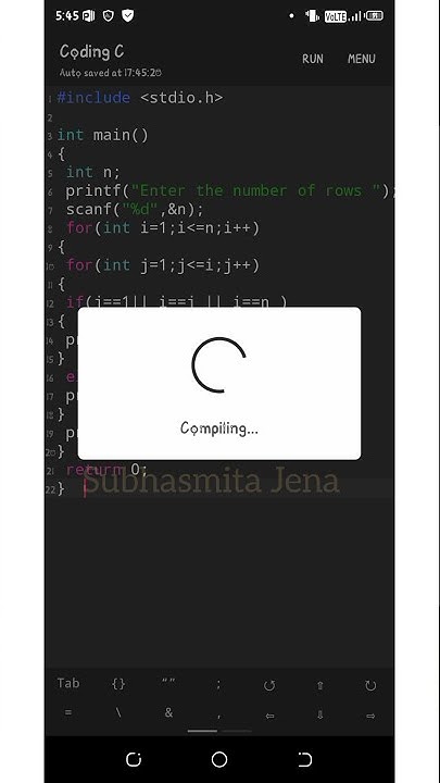 Hollow right triangle star pattern#shorts#programming#coding #c #codingstatus #program# ...
