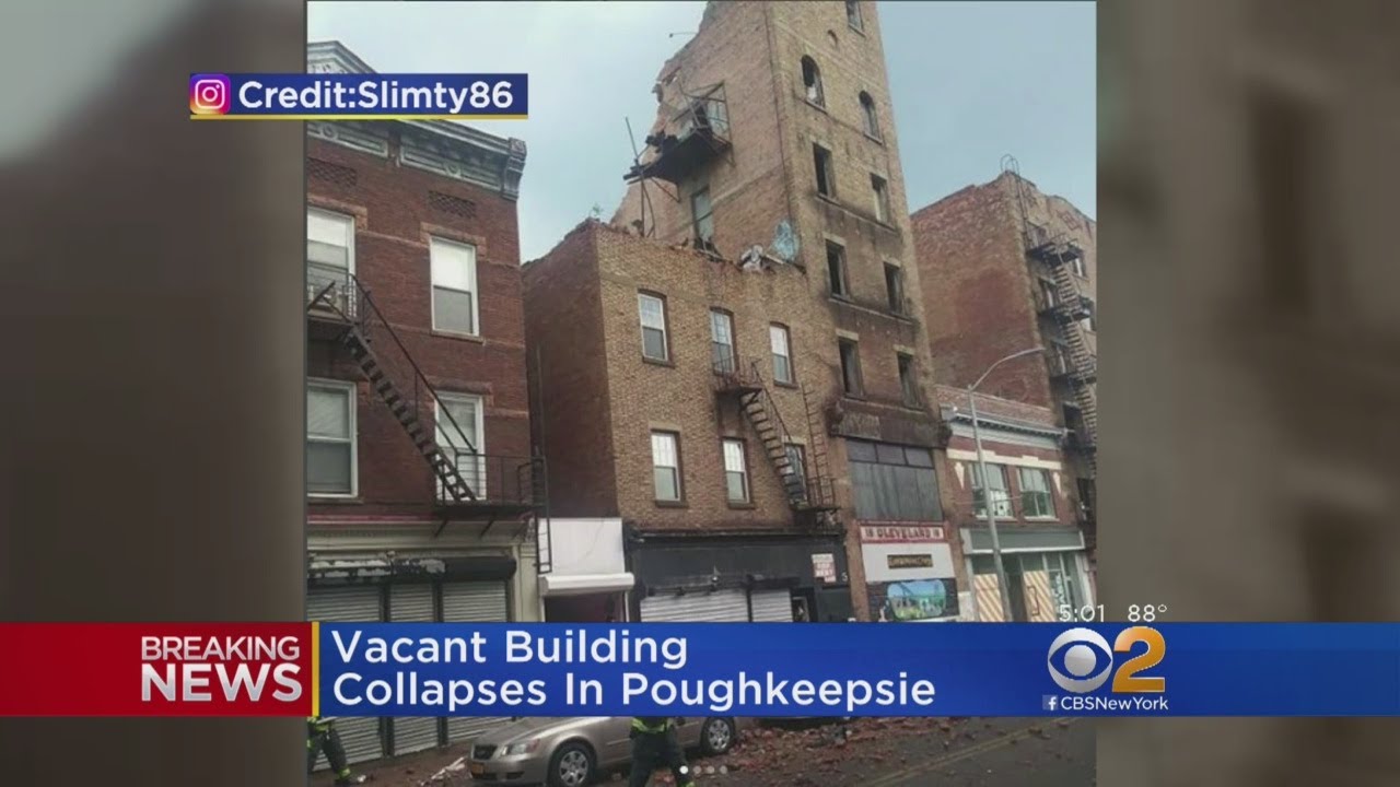Rescues Underway After Building Collapses In Poughkeepsie - YouTube