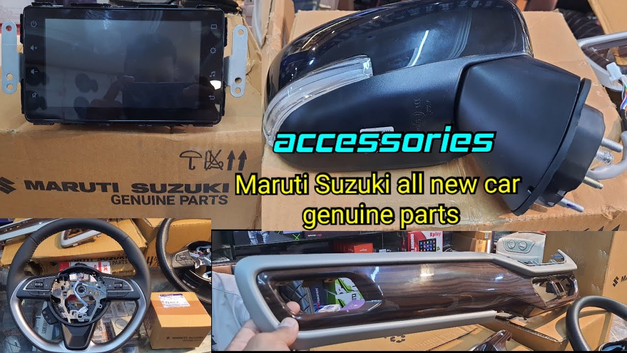 Maruti Suzuki all new car genuine accessories available 2024 brezza ...