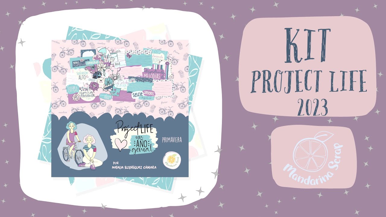 Project Life. kit Primavera para Proyect Life by Mandarina Scrap. - YouTube
