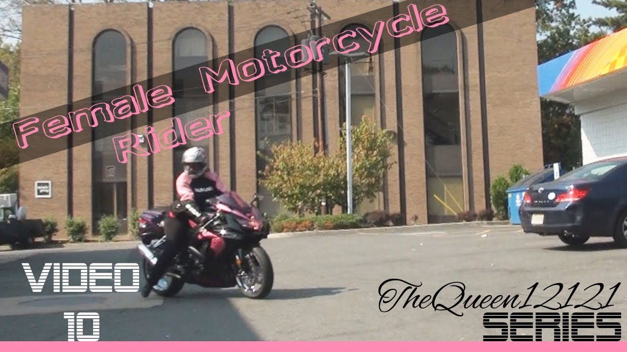 Woman Sportbike Rider On GSX-R 750 - Part 1 - YouTube