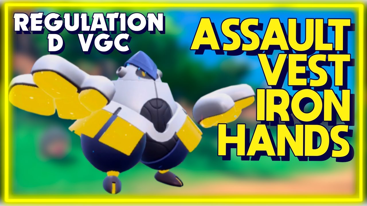 Assault Vest Iron Hands is SO TANKY! | Competitive Pokemon Scarlet ...