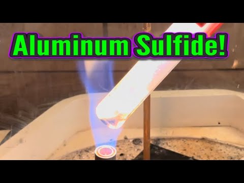 Synthesizing Aluminum Sulfide in RamZland!🔥 2AI+3S → AI2S3 #STEM # ...