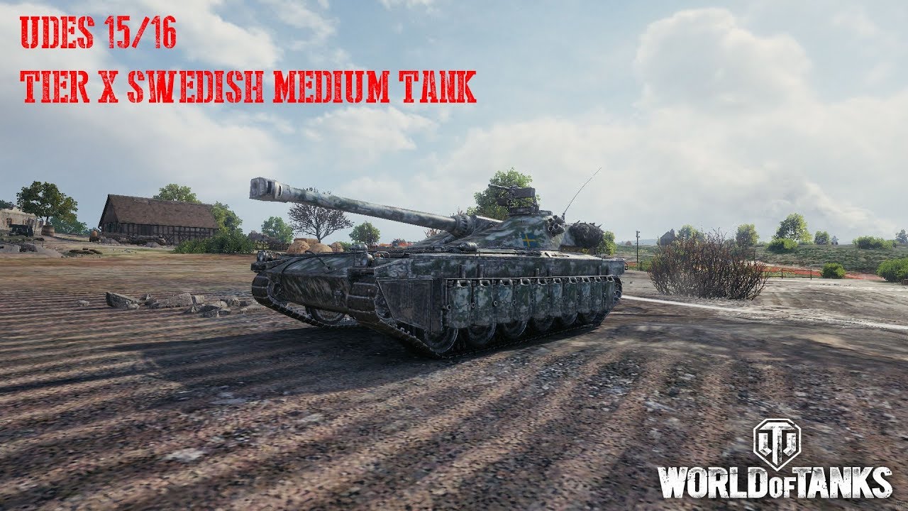 WOT - UDES 15/16 Tier X Swedish Medium Tank - YouTube