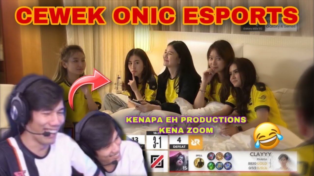 🔴”REACTION SOLOZ TENGOK CEWEK ONIC ESPORTS!! - YouTube