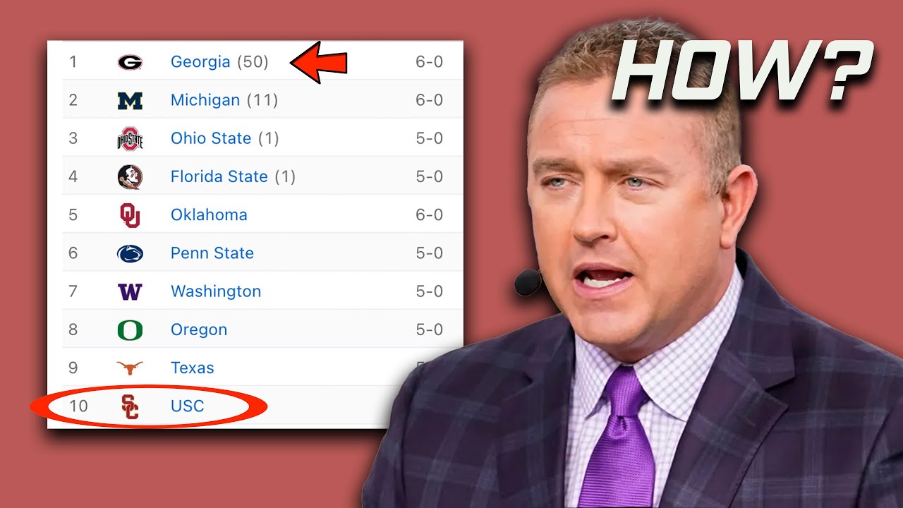 AWFUL Week 7 AP Poll | College Football Week 7 Top-25 Reaction - YouTube
