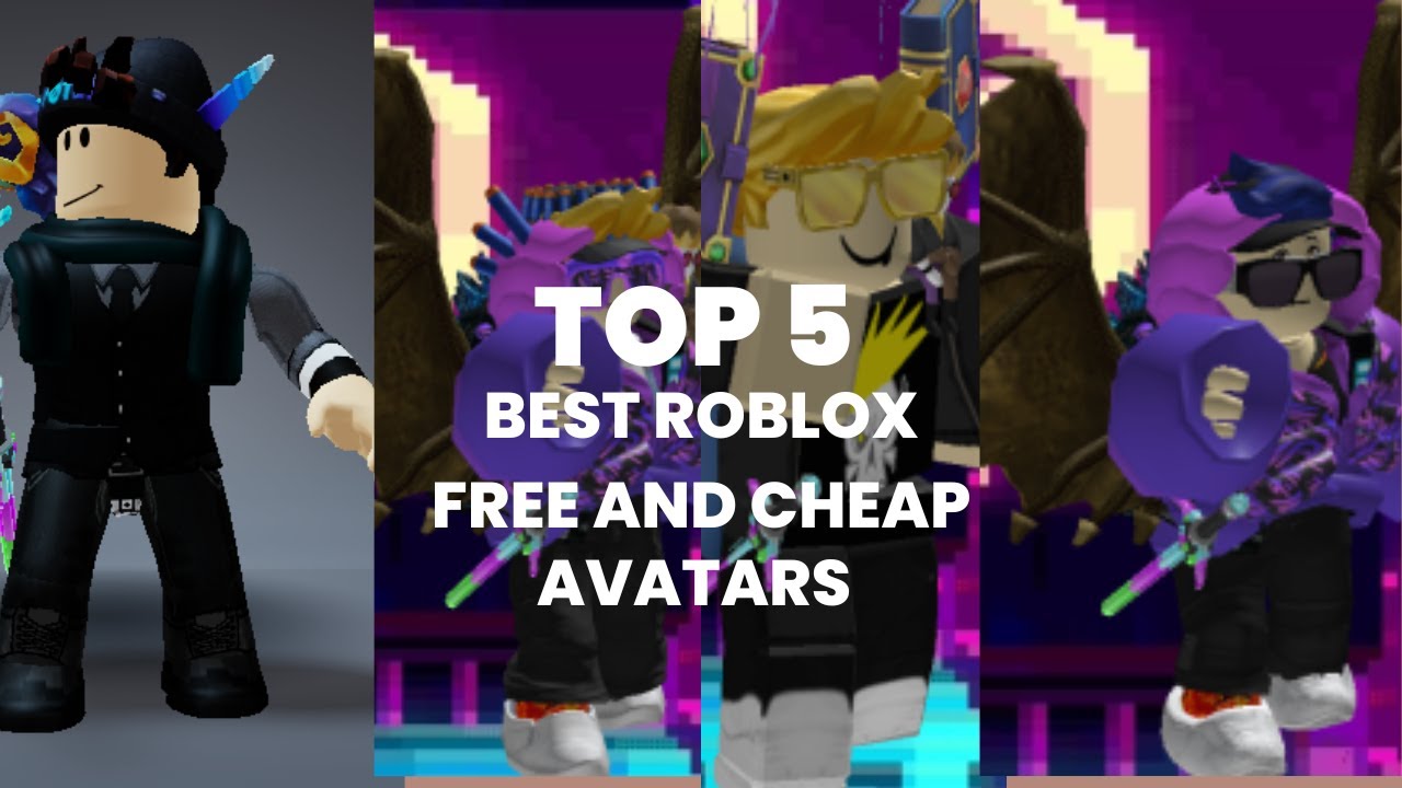 Top 5 Best Roblox Avatars Cheap And Free - YouTube