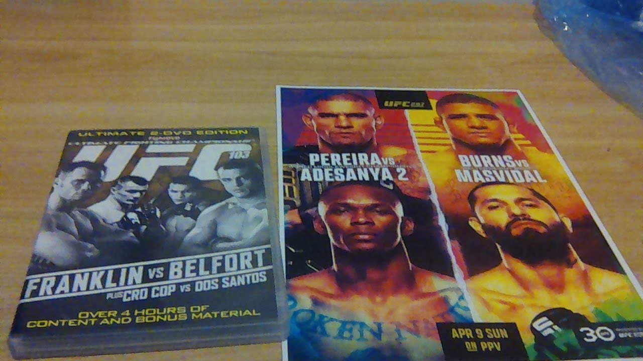 UFC DVD & Poster Pickups: UFC 103 & UFC 287 - YouTube