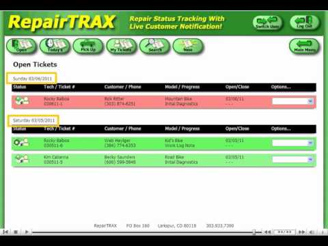 Creating a New Ticket from Scratch via RepairTRAX Repair Shop Software ...