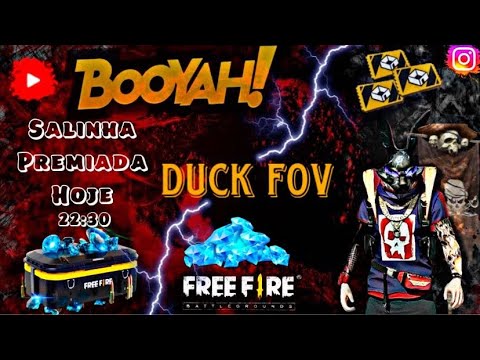 DUCK FOV 🔥X1 DOS CRIAS AO VIVO🔥SALAS PREMIADA🔥FREE FIRE AO VIVO🔥 - YouTube