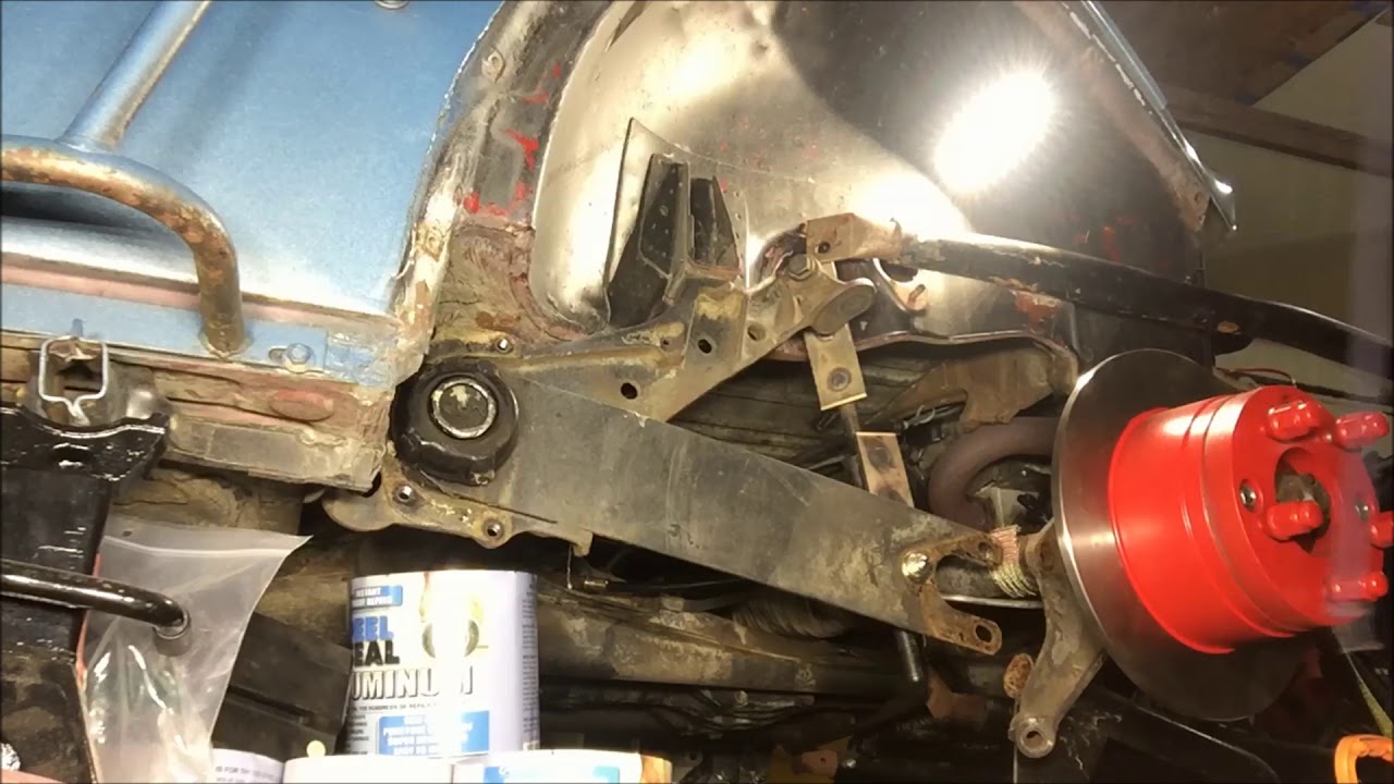 Vw Bug lowering Atomwerks 2.5"springs - YouTube