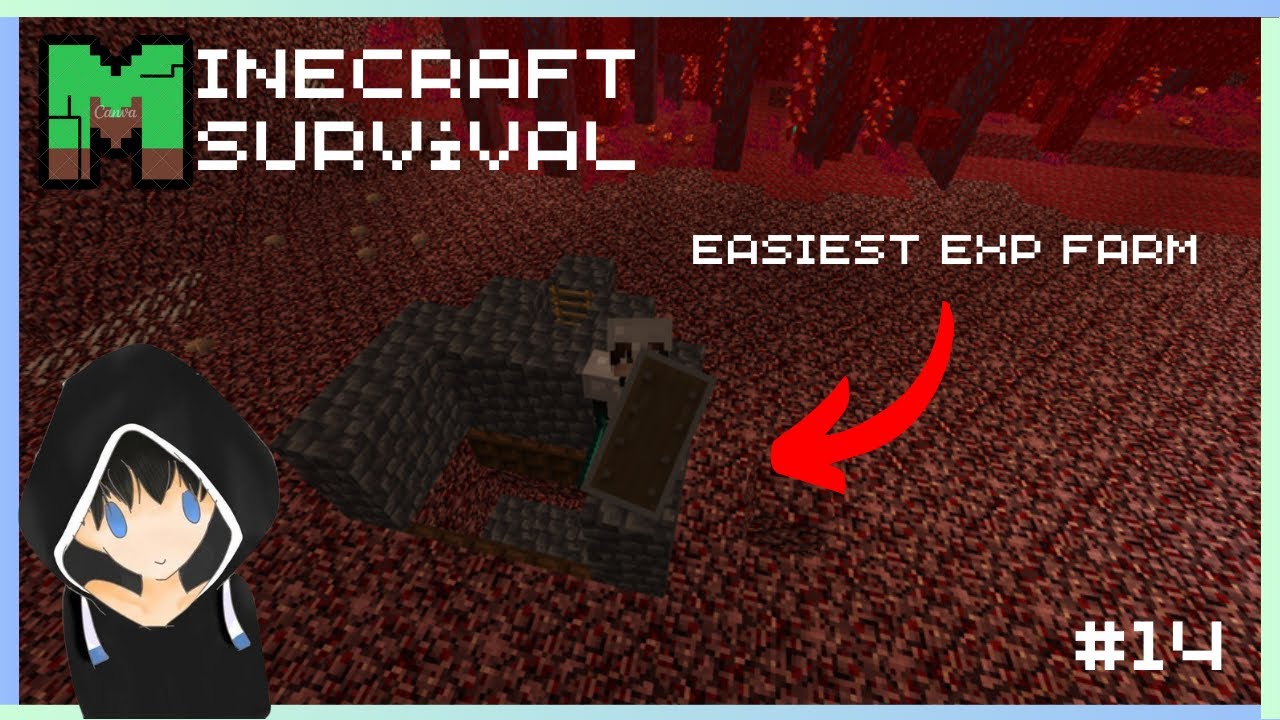 MAKING THE EASIEST EXP FARM IN MINECRAFT | MINECRAFT SURVIVAL #14 - YouTube