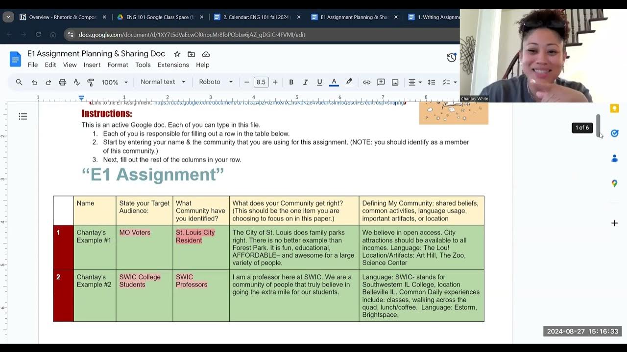 ENG 101 Online Week #2 Overview - YouTube