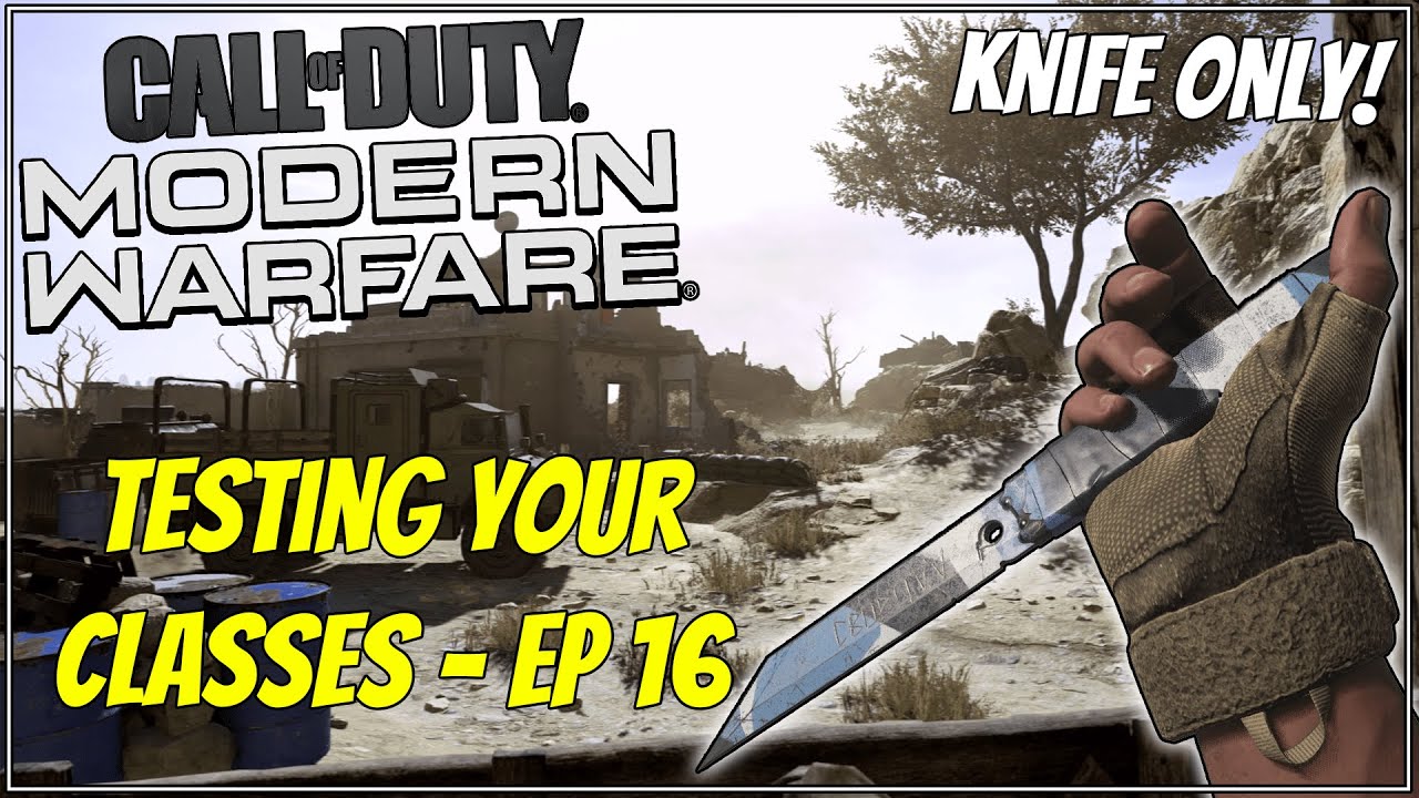 The BEST Combat Knife Class Setup in Modern Warfare! - Testing YOUR ...
