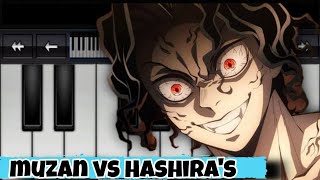 Muzan vs Hashiras | Demon Slayer | Easy Piano Tutorial | Infinity Castle BGM Chords - Chordify