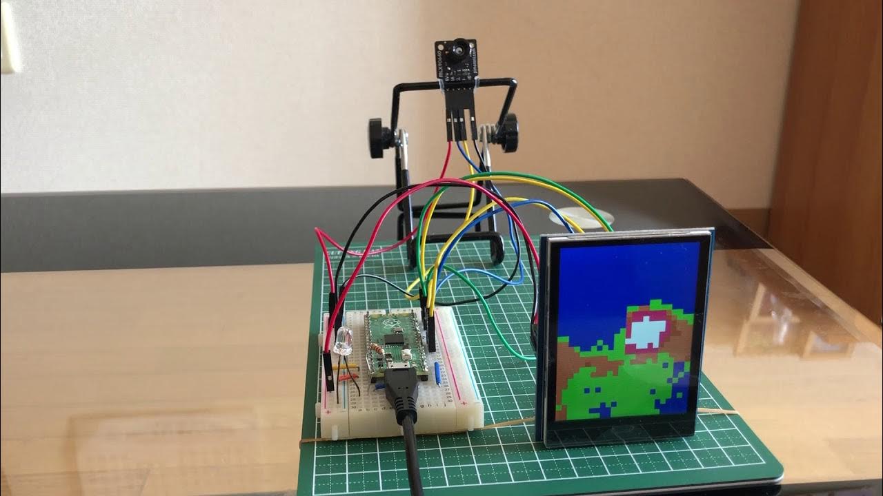 Raspberry Pi Pico Person Detection using thermal camera - part 2 - YouTube