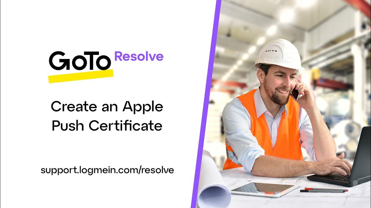 GoTo Resolve MDM - How to Create an Apple Push Certificate - YouTube