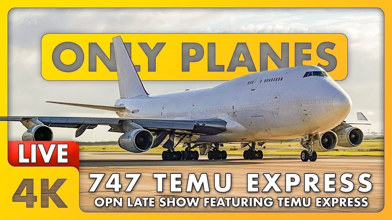 🔴 LAST Temu Express 747 (For Now) @ Brisbane Airport w/ James + ATC ️ ...