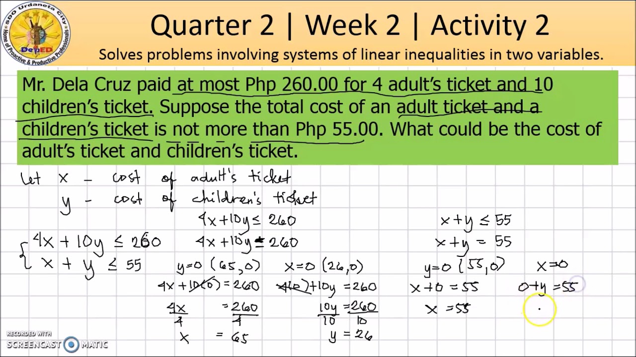 Quarter 2 Grade 8 Week 2 Activity 2 - YouTube