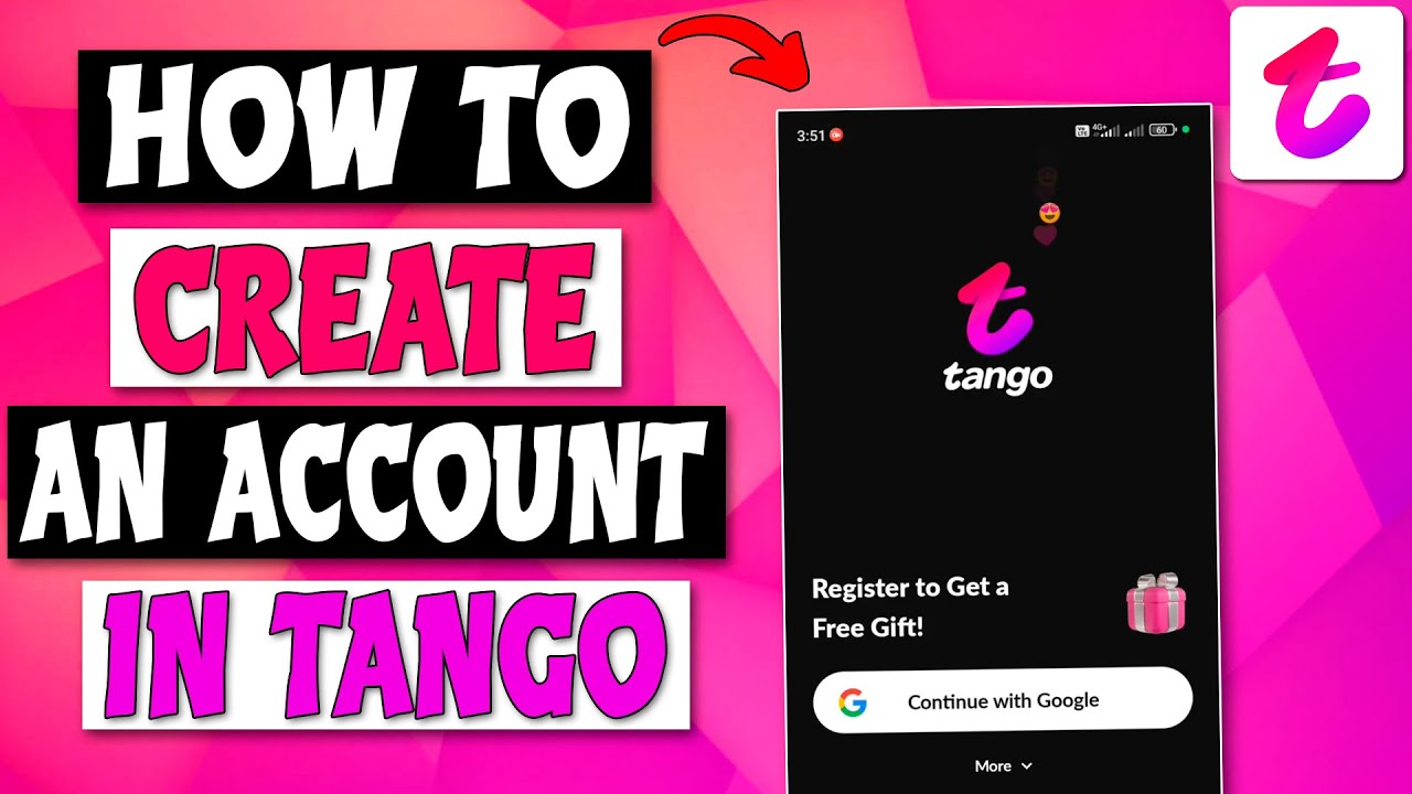 How To Create An Account On Tango App - YouTube