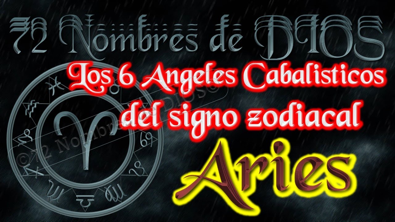Los 6 Ángeles del signo zodiacal ARIES - YouTube