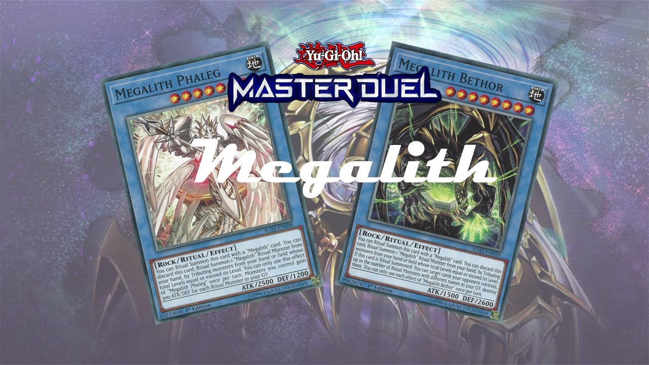 Yu-Gi-Oh! MASTER DUEL 】 Megalith deck "Surrendered" - YouTube