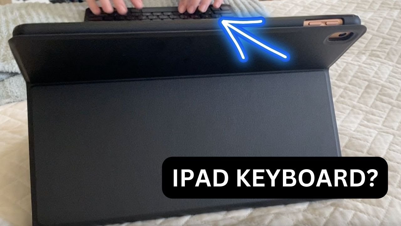 Bluetooth Ipad Removable Keyboard and Cover - YouTube