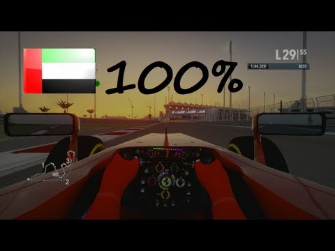 F1 2012 Abu Dhabi 100% Career Mode