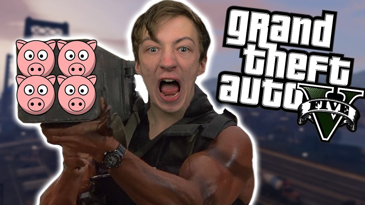 COME CATCH ME PIGS! | GTA V - Part 1 - YouTube