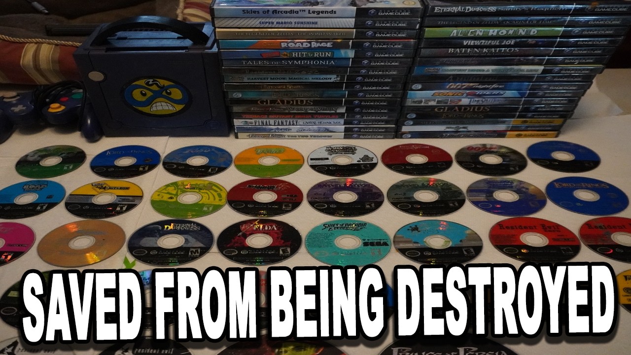 Massive Video Game Collection Saved From The Trash! - YouTube