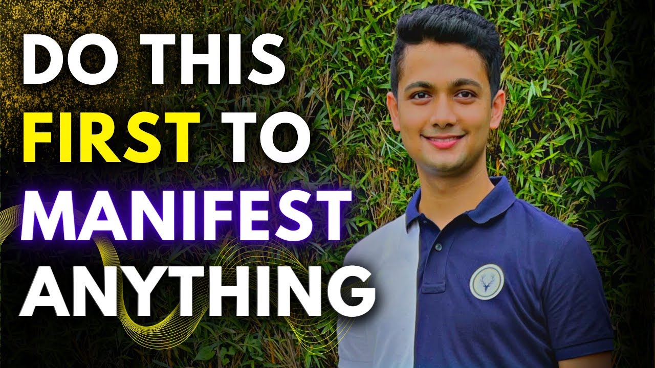 Do This FIRST To MANIFEST Anything You Want | Law Of Attraction - YouTube