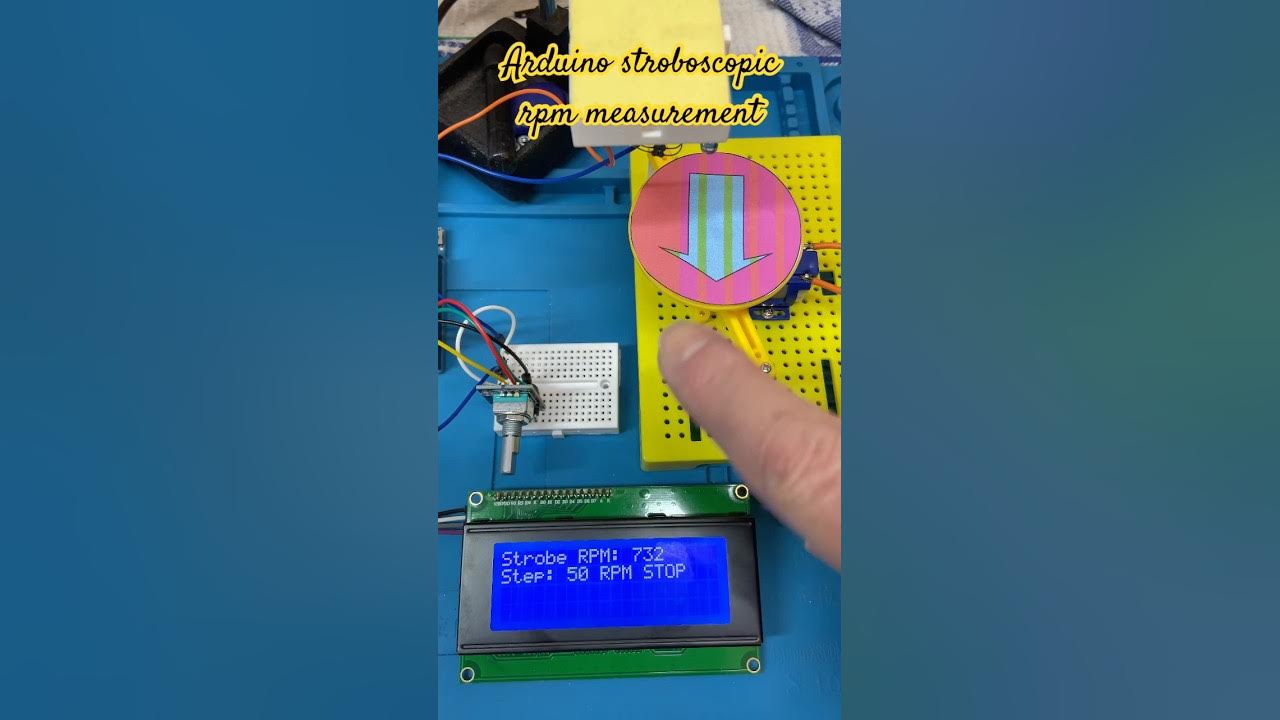 **Arduino-Based Stroboscope RPM Meter** #shorts #electronics #arduino #meter #speed - YouTube