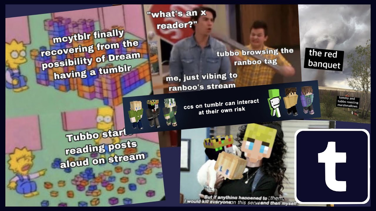 Ranboo And Tubbo Look At Memes On Tumblr Youtube