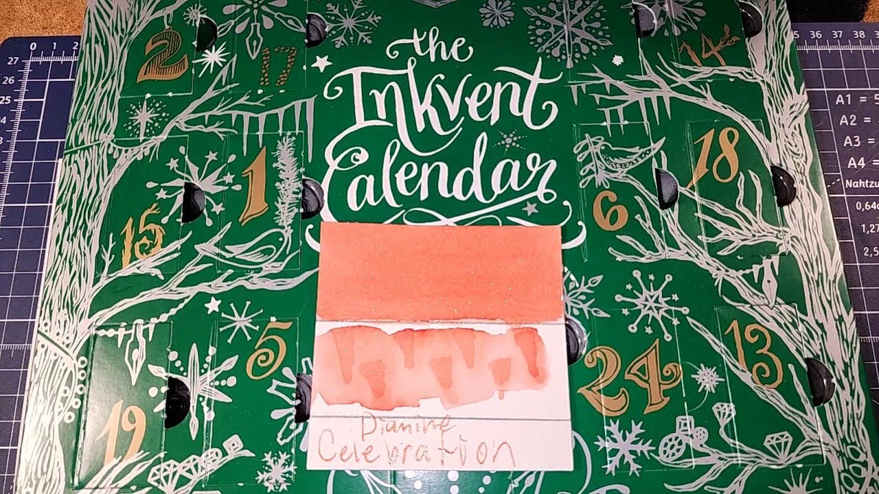 Diamine Inkvent Calendar day 23 Celebration - YouTube