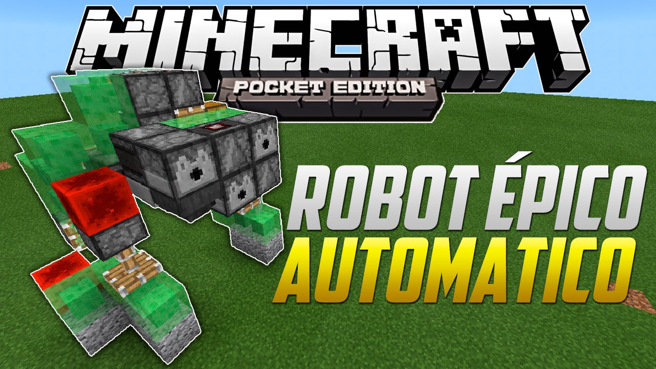 Super Robot automatico Minecraft pocket edition 0.15.1 build x |MCPE ...