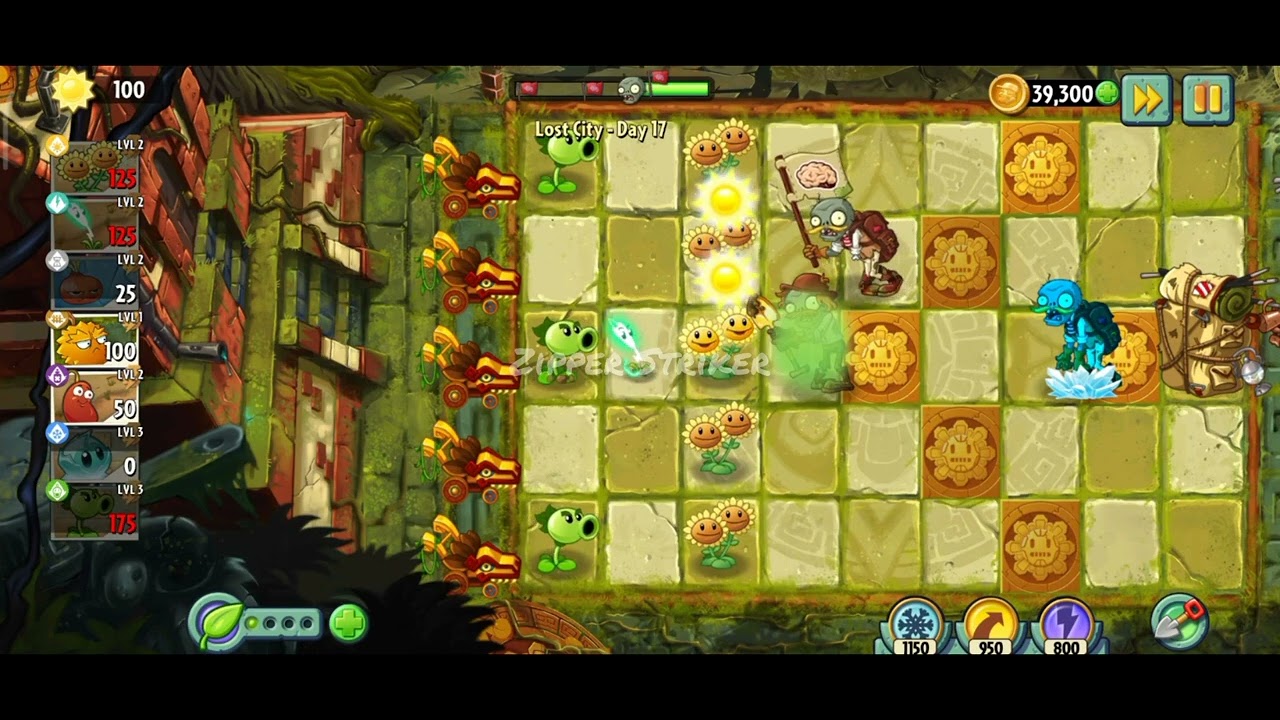 PvZ 2 | Lost City Day 17 | Zombies Attack - YouTube