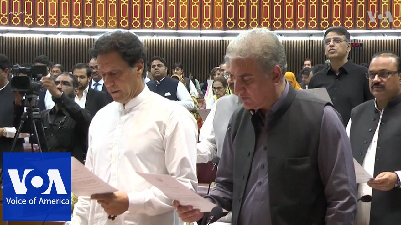 Pakistan swears in newly elected members of parliament including Imran ...