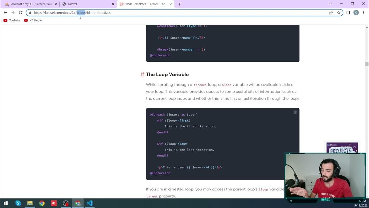 Laravel: Views & Blade Directives - YouTube