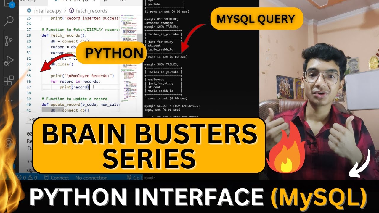 Python Interface With Mysql 🔥 Class 12 Computer Science 2024 25 8099