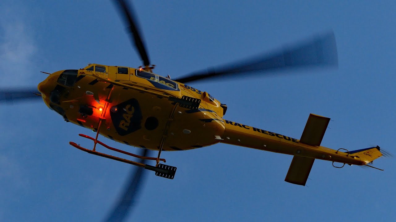 RAC Rescue Helicopter - Wongamine Crash Fundraiser - YouTube