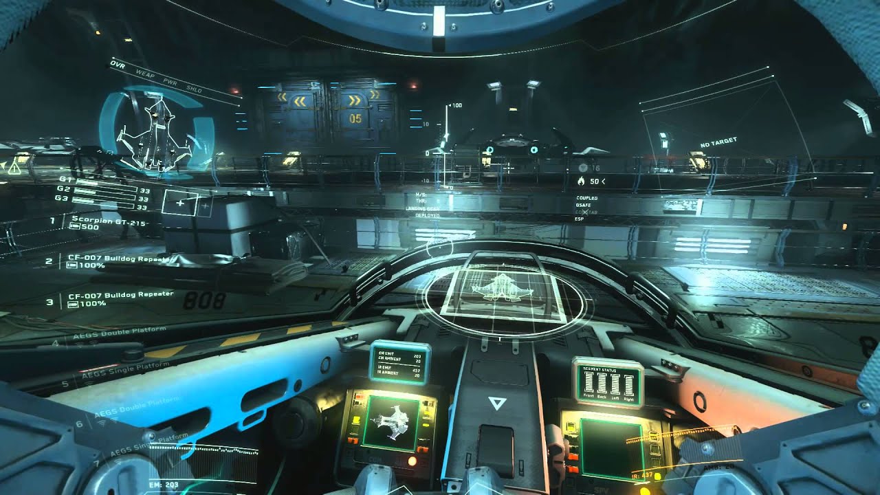 [Star Citizen] Take off and basic flight - YouTube